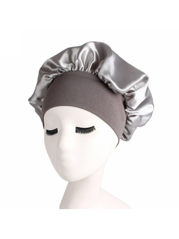 2Pcs Pink Baby Bonnet, Newborn Sleeping Cap Accessories, Infant Satin ...