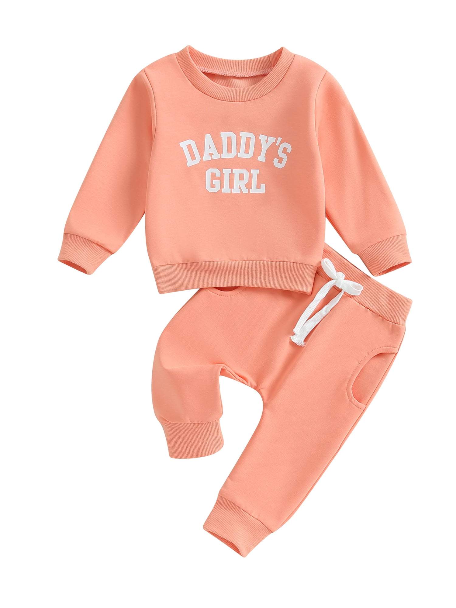 Loliuicca Toddler Girl Clothes Long Sleeves Shirt and Pants Outfit ...