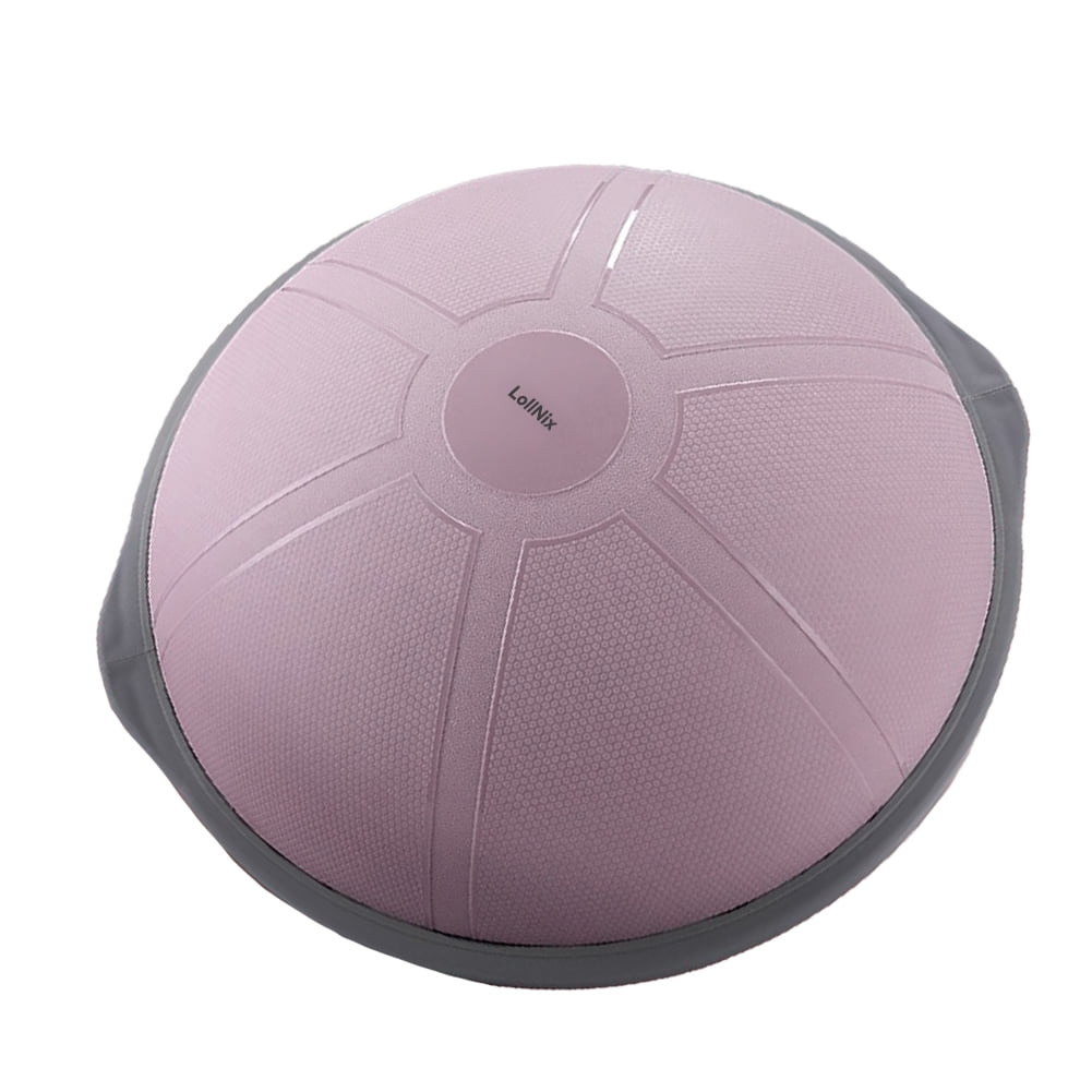 LollNix Gym balls for yoga, Balance Ball | 1500lb Inflatable Half ...