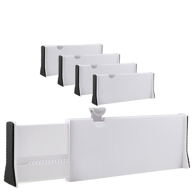 Lollanda 4 Pack Adjustable Dividers, Strong Hold for Kitchen, Bedroom ...