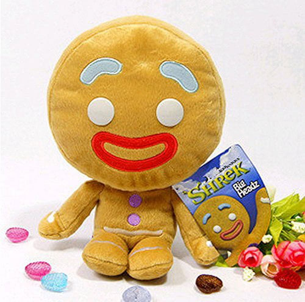 Lolli Toys Big Headz Gingerbread Man Soft Plush Doll - Walmart.com