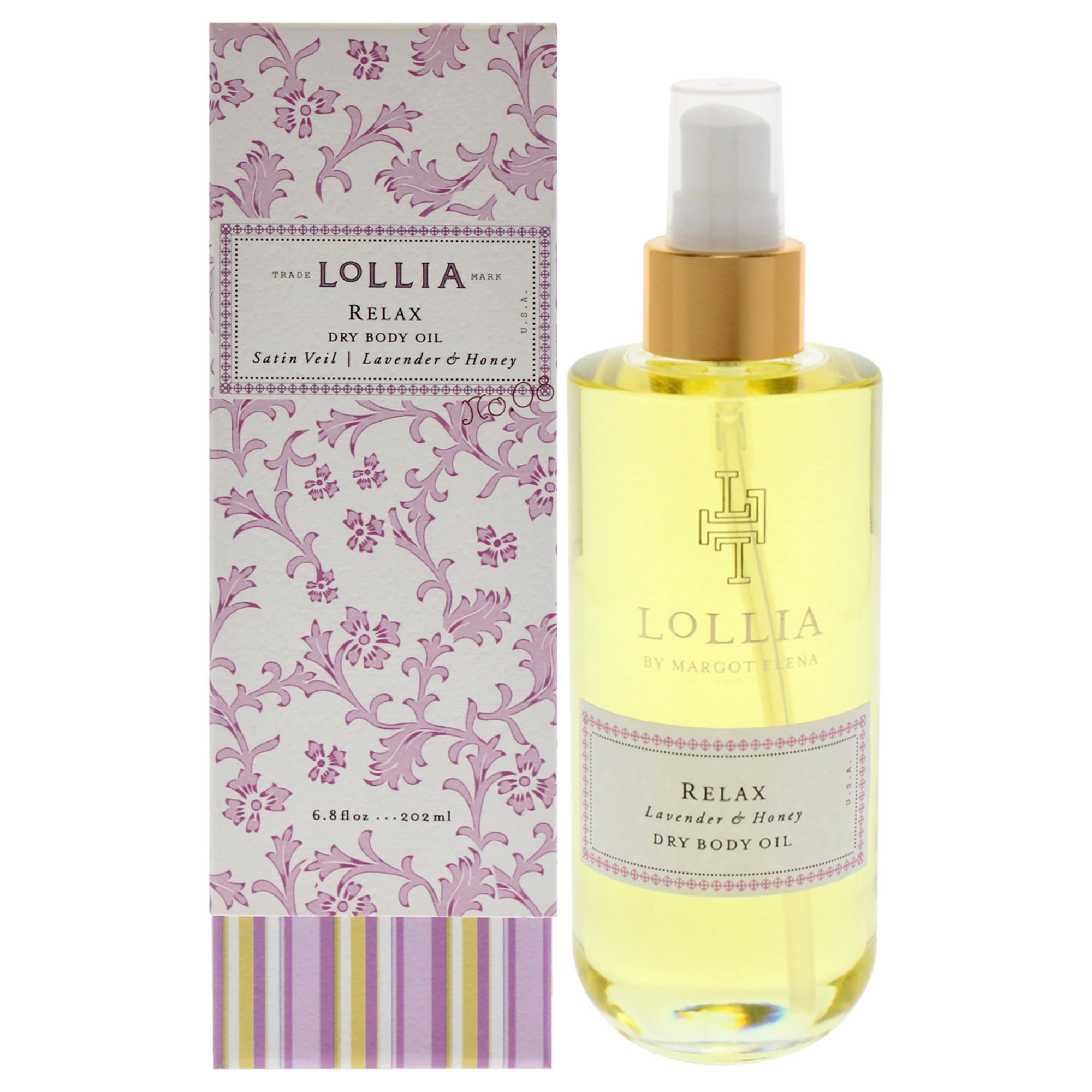 Lollia Relax Dry Body Oil - Lavander and Honey , 6.8 oz Oil - Walmart.com