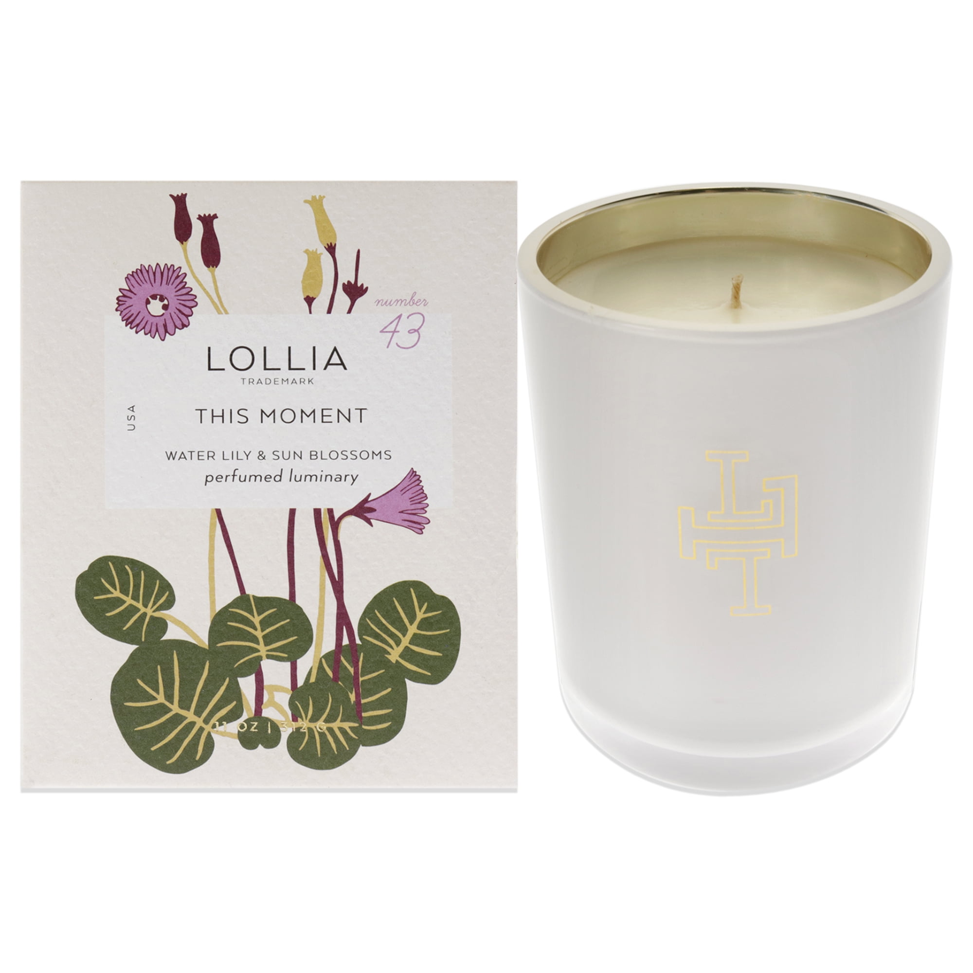 This Moment Perfumed Luminary Candle by Lollia for Unisex - 11 oz ...