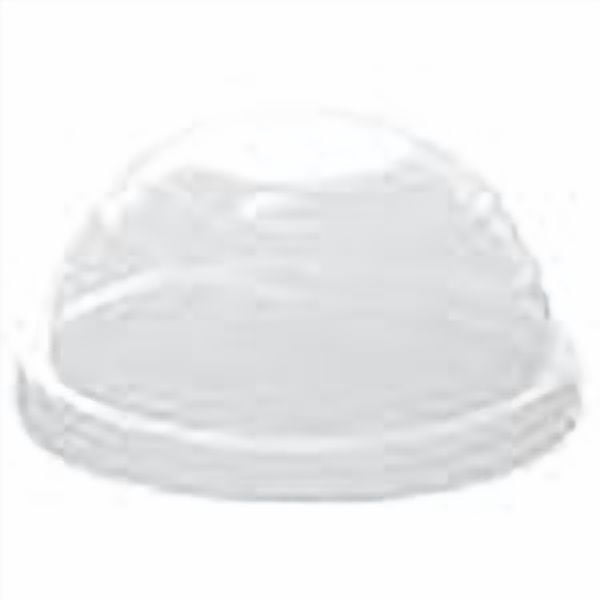 Lollicup C-KCDL90-NH Karat PET Dome Lid, NO HOLE, Fits 12 oz - 22 oz ...