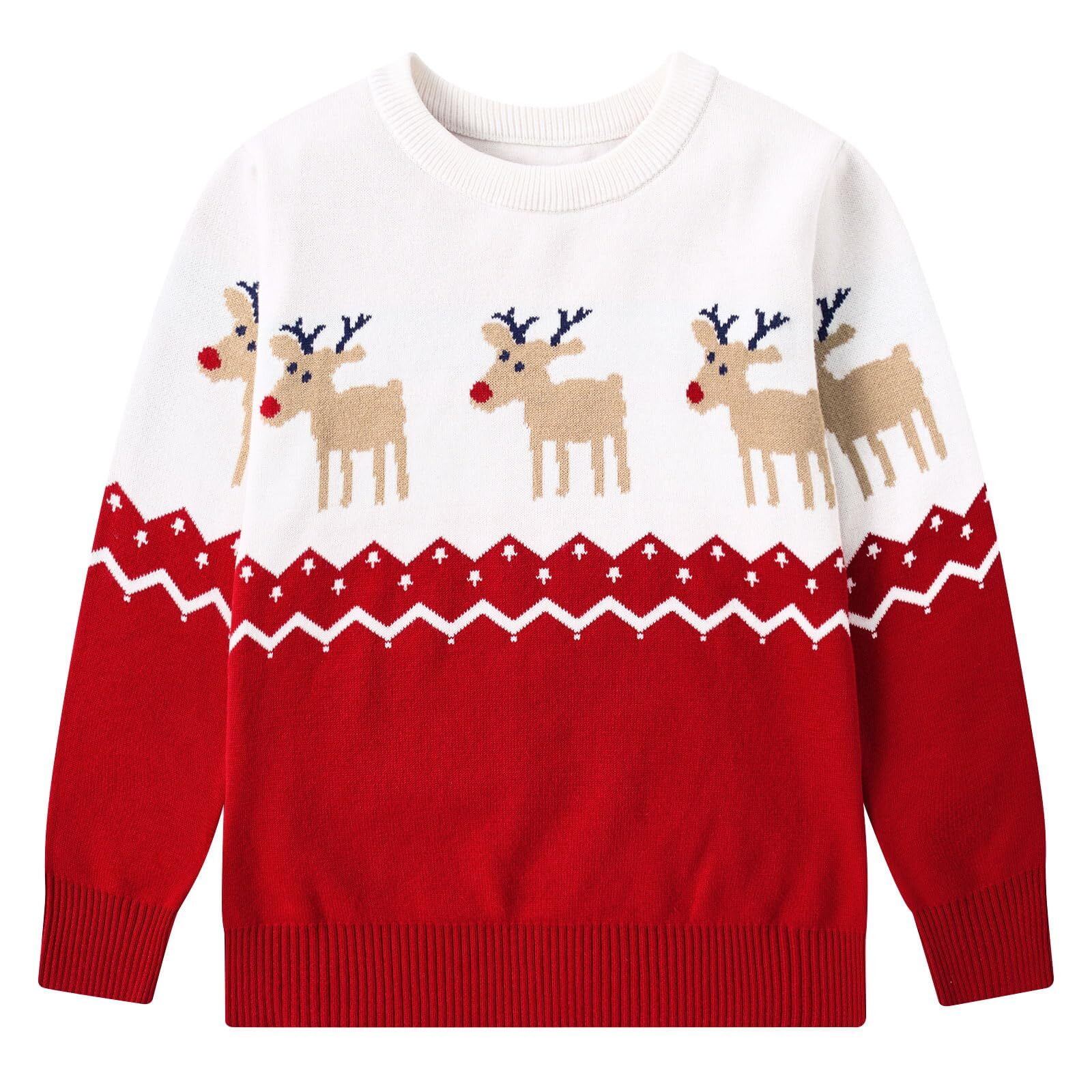 Lollipie Kids Christmas Sweater for Toddler Girls Boys Holiday Pullover ...