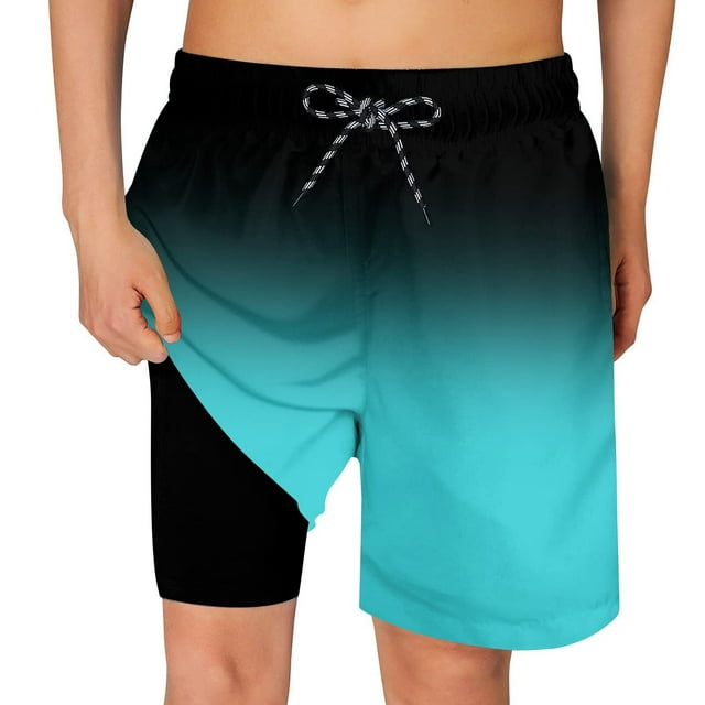 Lollipie Boys Swim Trunks Compression Liner Swim Shorts Quick Dry ...