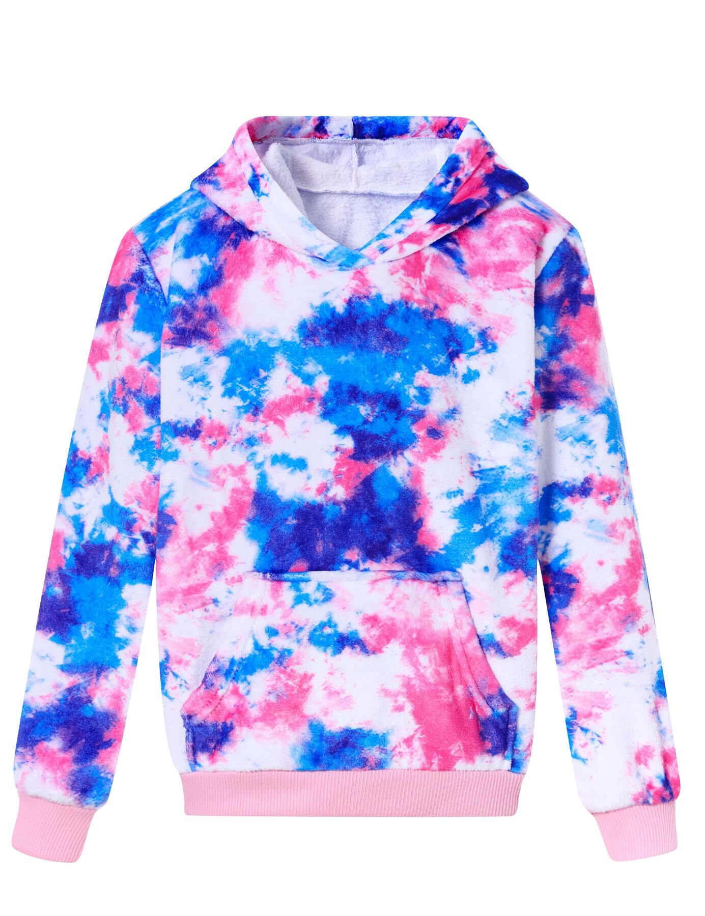 Lollipie Girls Fuzzy Fleece Bunny Ear Hoodies Casual Pullover Winter ...