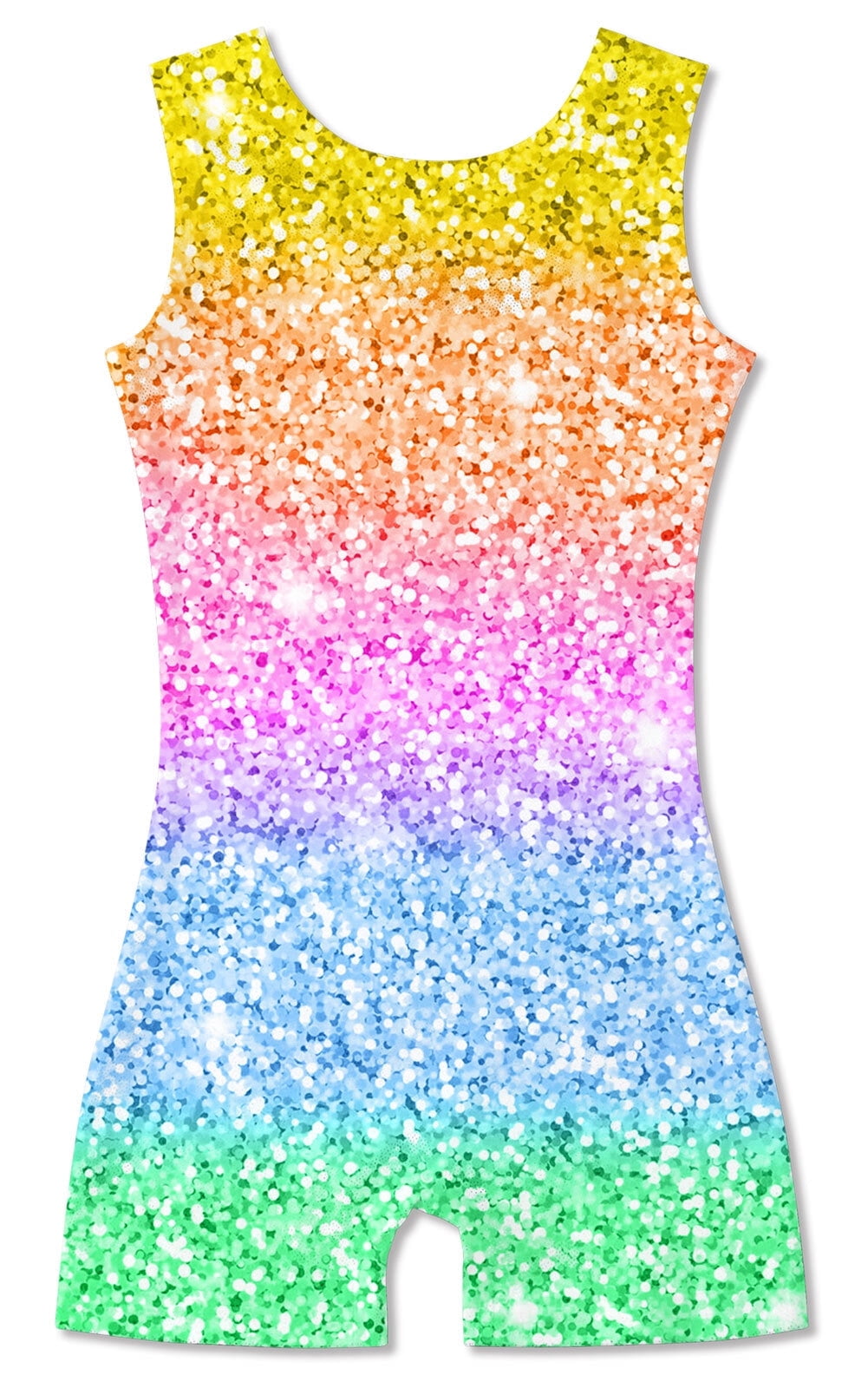 Lollipie Girls Gymnastics Leotards with Shorts Sparkle Dance Unitards Mermaid Active Biketards 2 ...
