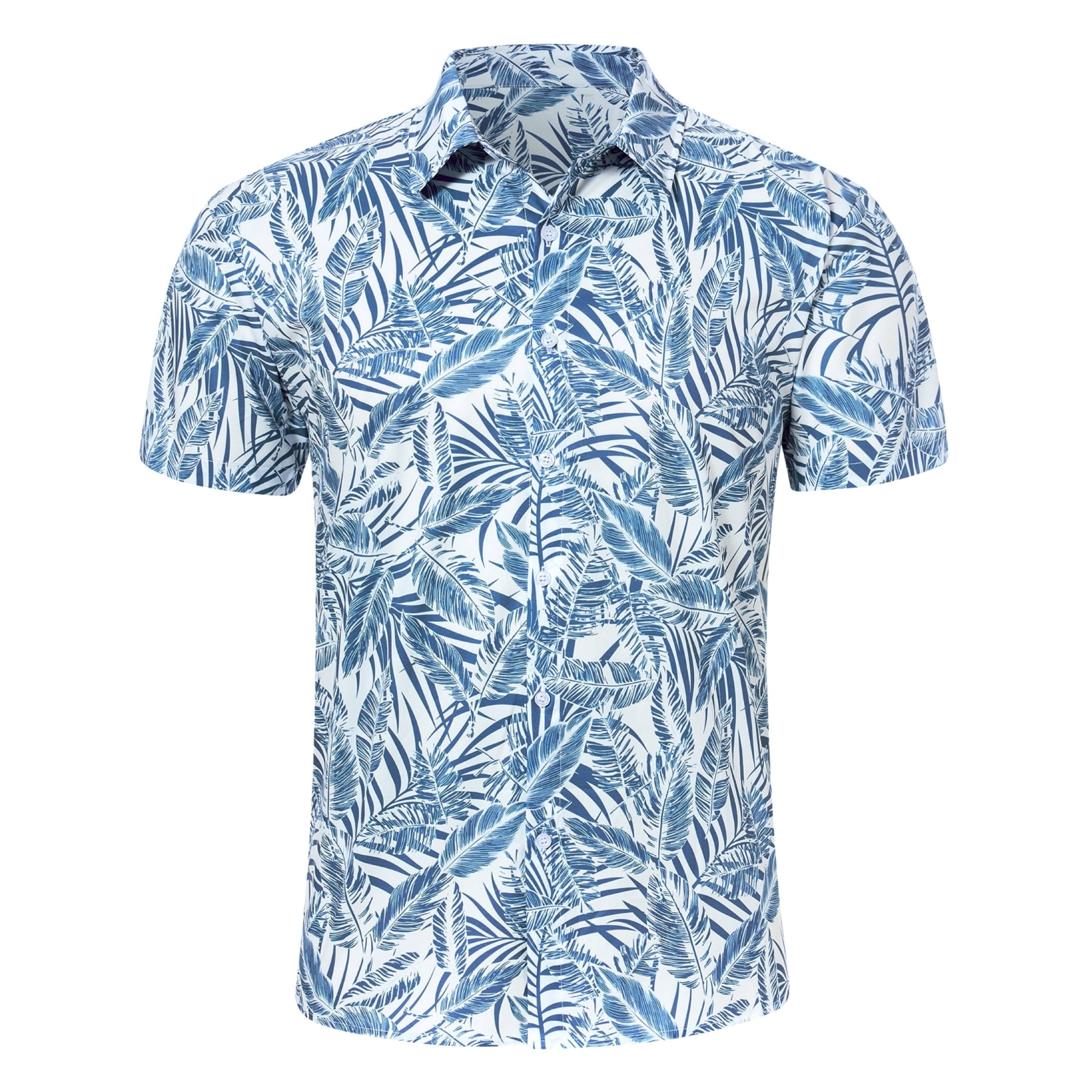 Lollipie Hawaiian Shirt for Men Short Sleeve Button Down Shirt Men ...