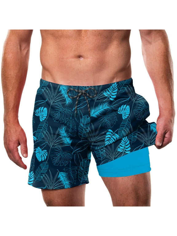Adventure Time Mens Swim Trunks with Compression Liner Board Shorts ...