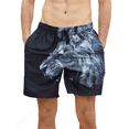 Lollipie Mens Swim Trunks Quick Dry Printed Board Shorts Summer Beach