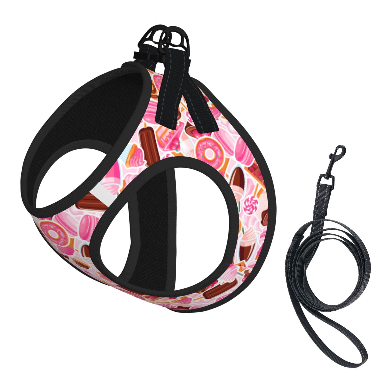 Lollipop Candy Macaroon Cupcake Pet Leash Vest Small Dogs Cats Puppy ...
