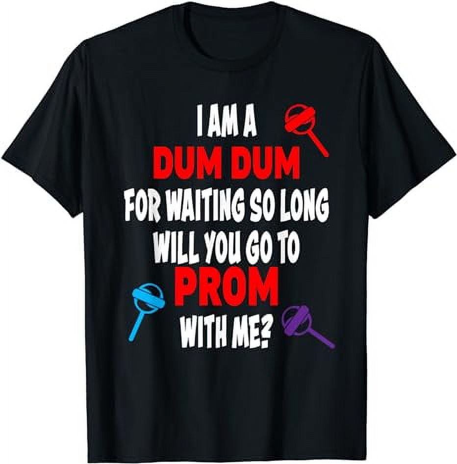 Lollipop Prom Date Idea T Shirt - Funny Lollipop Promposal - Walmart.com