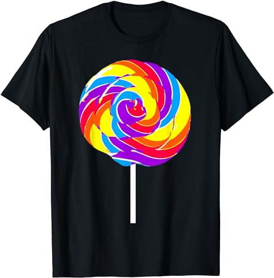 Lollipop Shirt, Rainbow Sucker, Candy Tshirt T-Shirt - Walmart.com