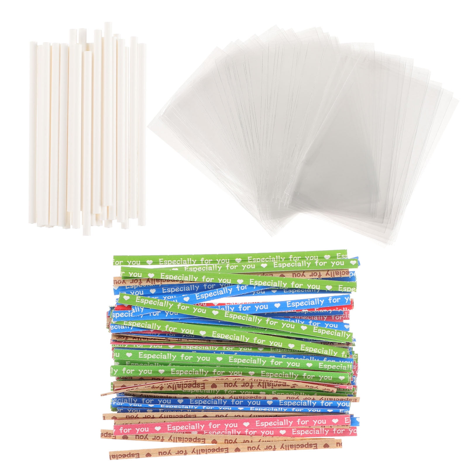 Lollipop Stick Sticks Candy with Bag Chocolate Wrapper Transparent Gift ...