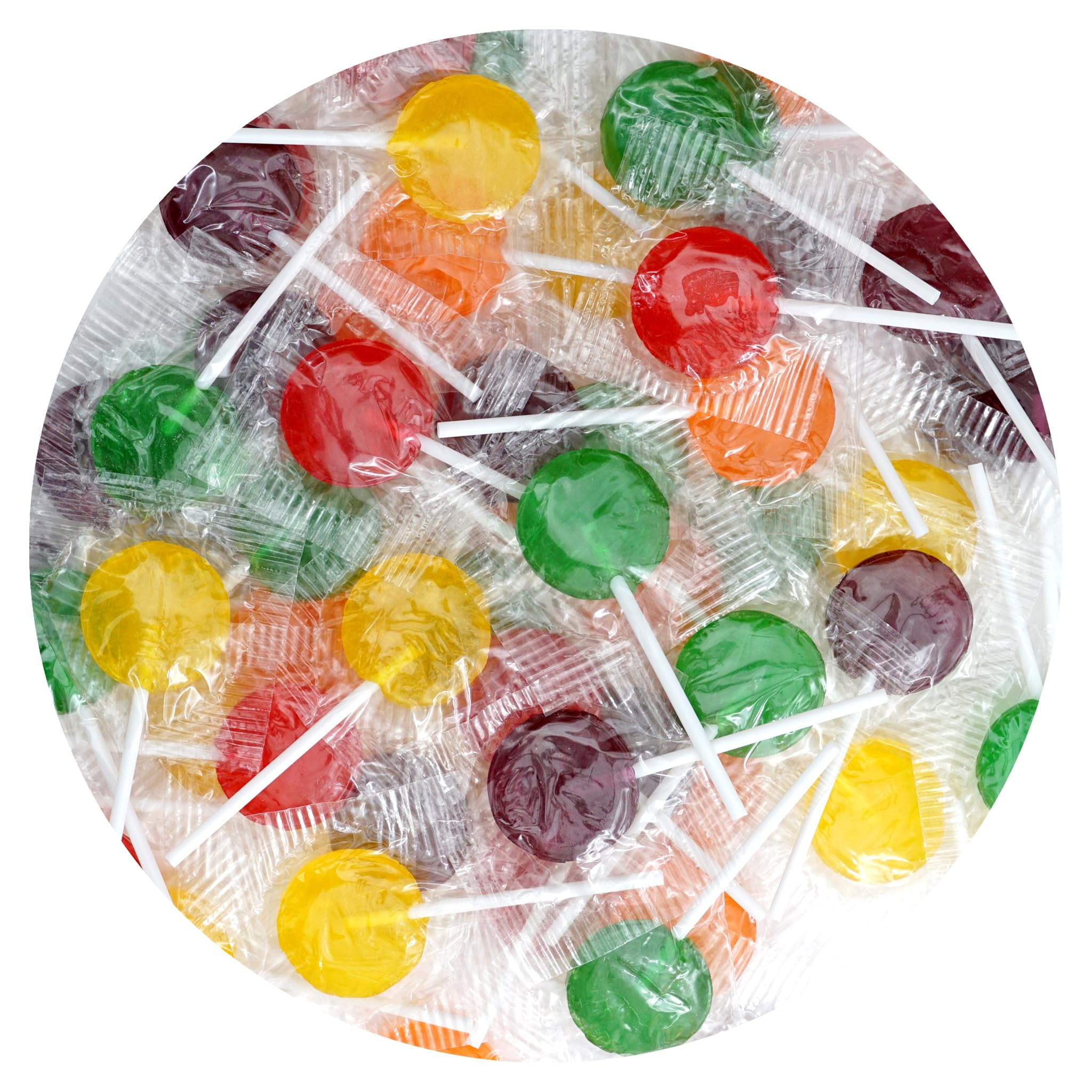 Lollipops Individually Wrapped Bulk, 5 Pound Bulk Candy (Approx 185 pcs ...