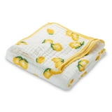 LollyBanks Lemon Baby Muslin Quilt - 6 Layers, 100% Muslin Cotton, 47 ...