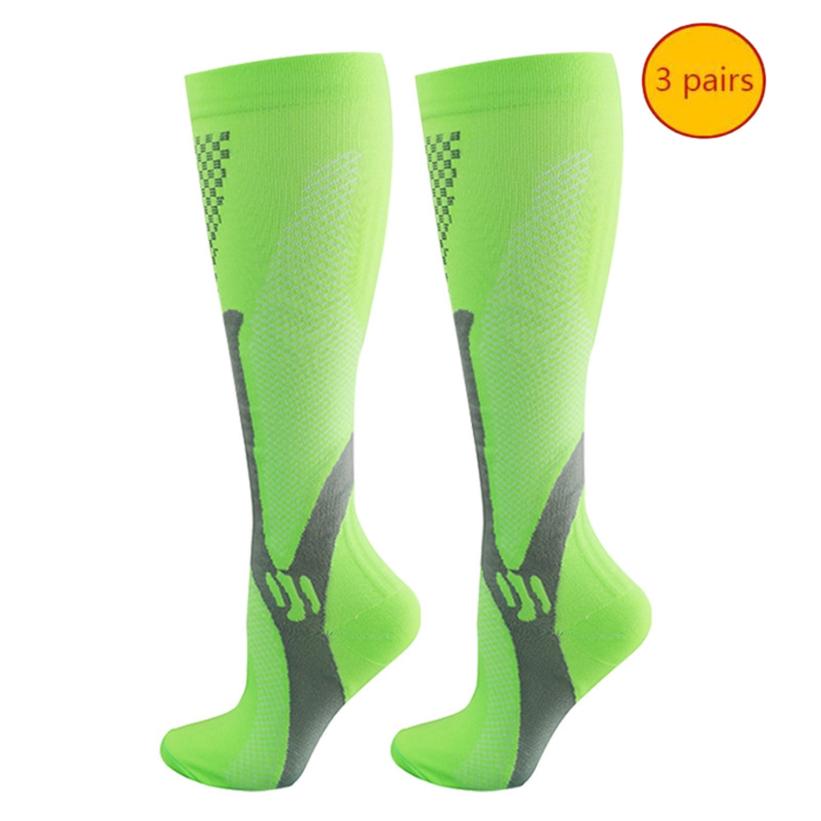 Lolmot 3 Pairs Compression Socks for Women/Men Plus Size Circulation ...