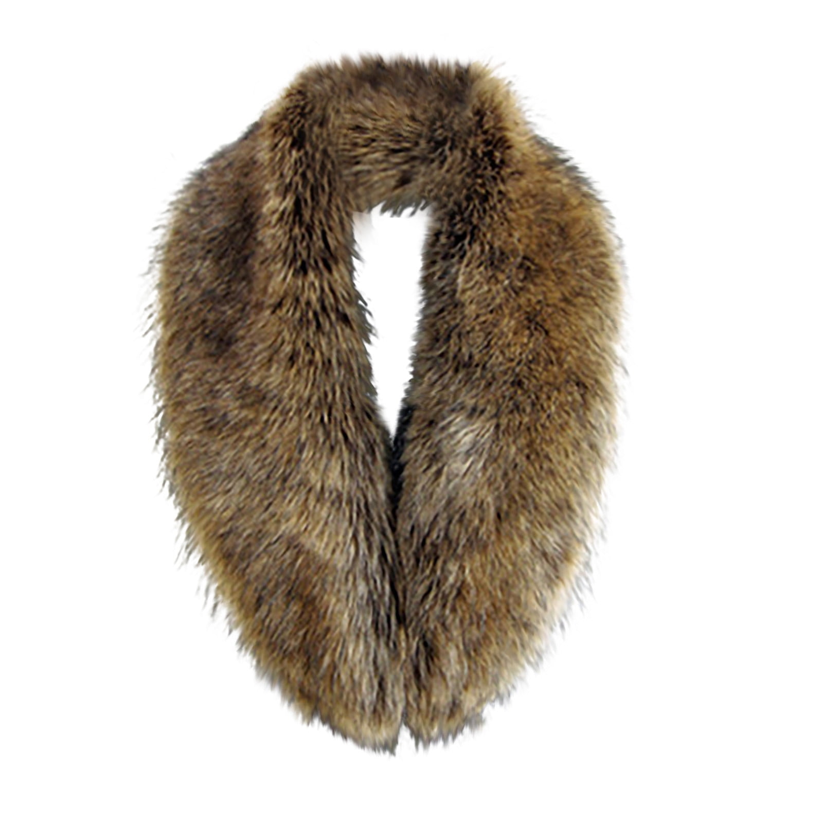 Lolmot Faux Fur Shawl for Women Winter Warm Soft Fluffy Fur Collar ...