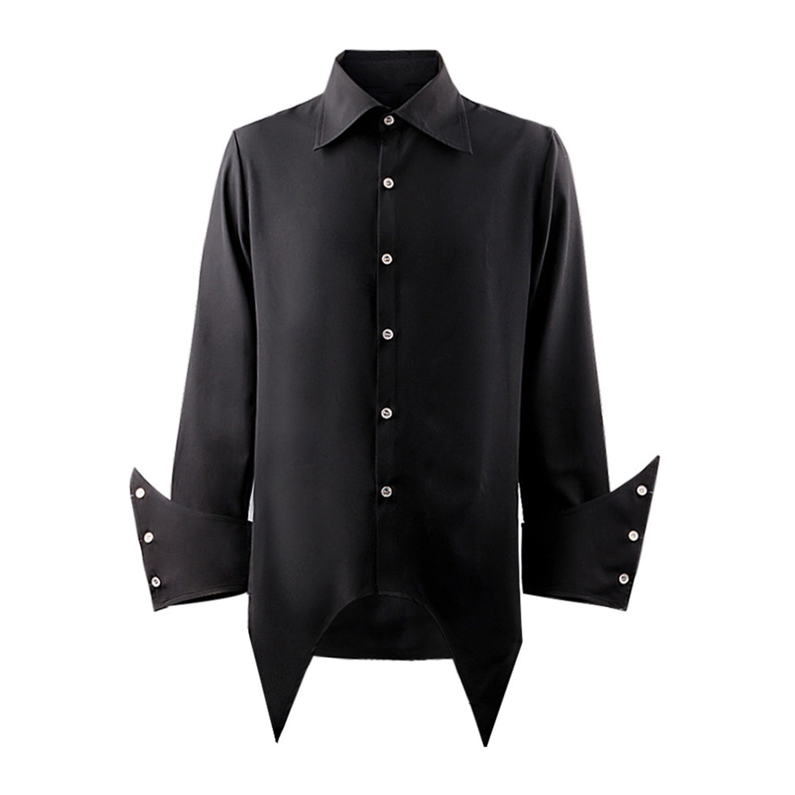 Lolmot Gothic Shirt for Men, Medieval Steampunk Stage Performance ...