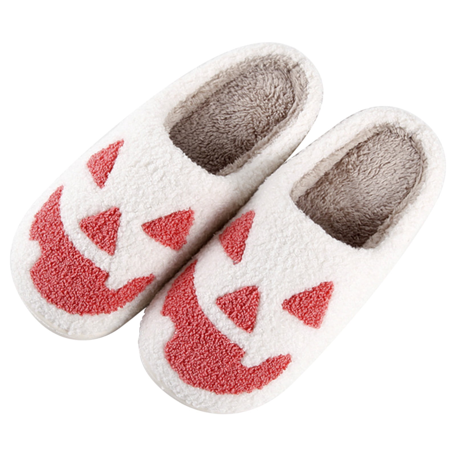 Up to 65 off!Lolmot Halloween Pumpkin Slippers for Women Men Spooky ...