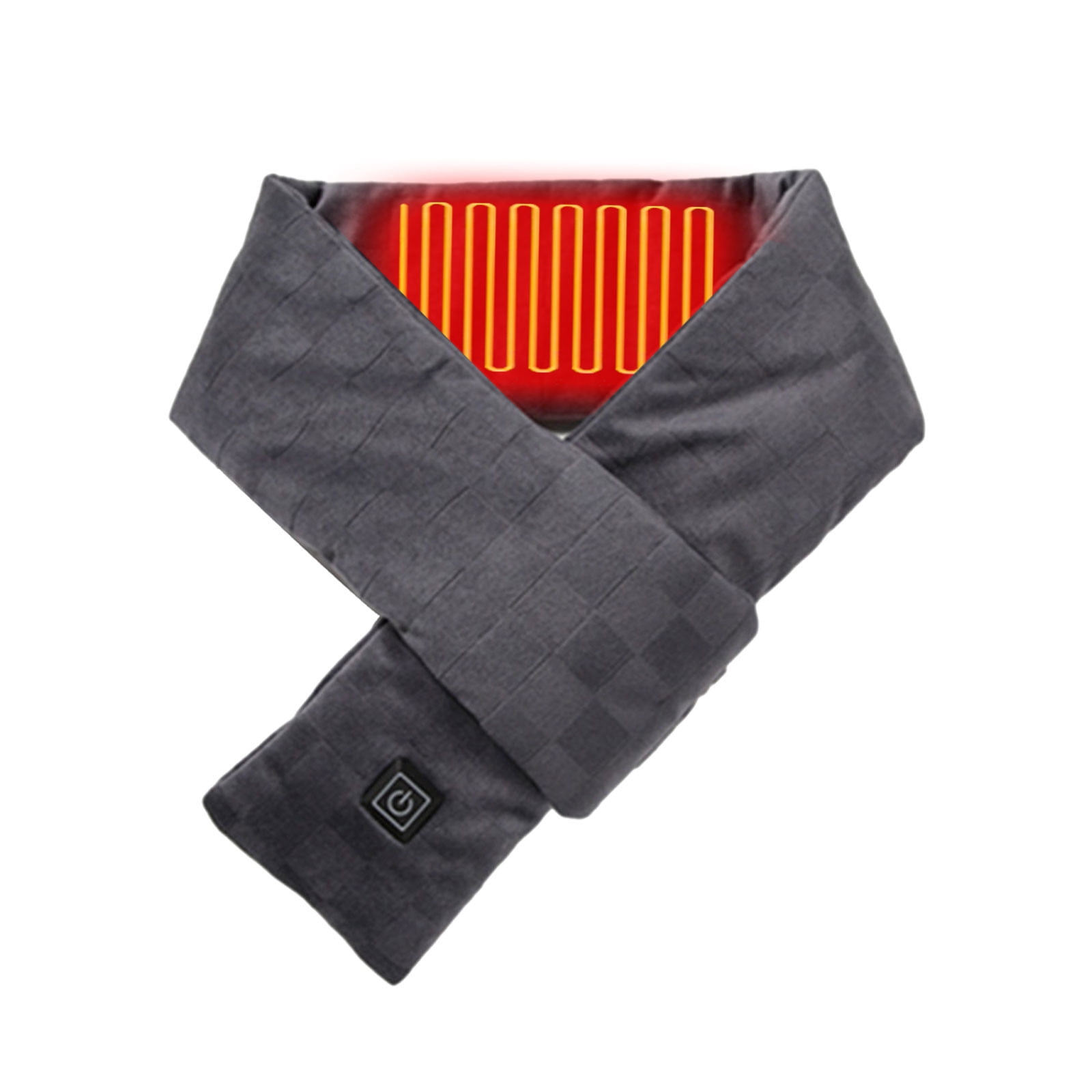 Lolmot Heated Scarf with 3 Heating Levels Smart USB Charging Heating ...