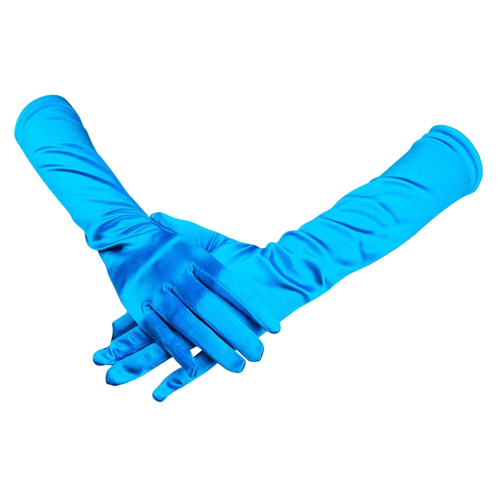 Lolmot Long Opera Party Gloves for Women 1920s Satin Opera Glove ...