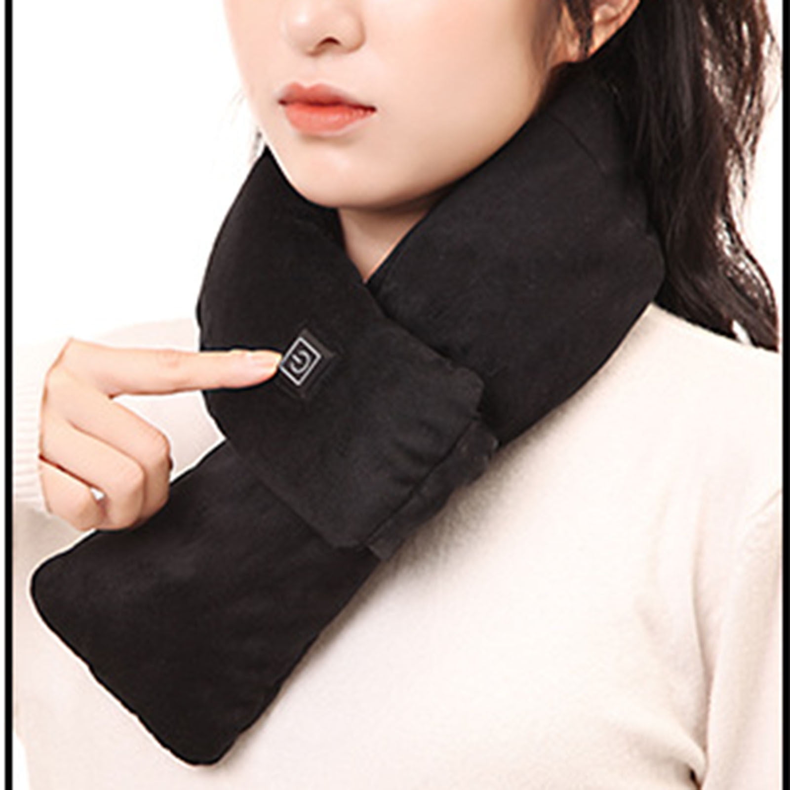 Lolmot Rechargeable Neck Heating Scarf for Women,Heating Pad for Neck ...