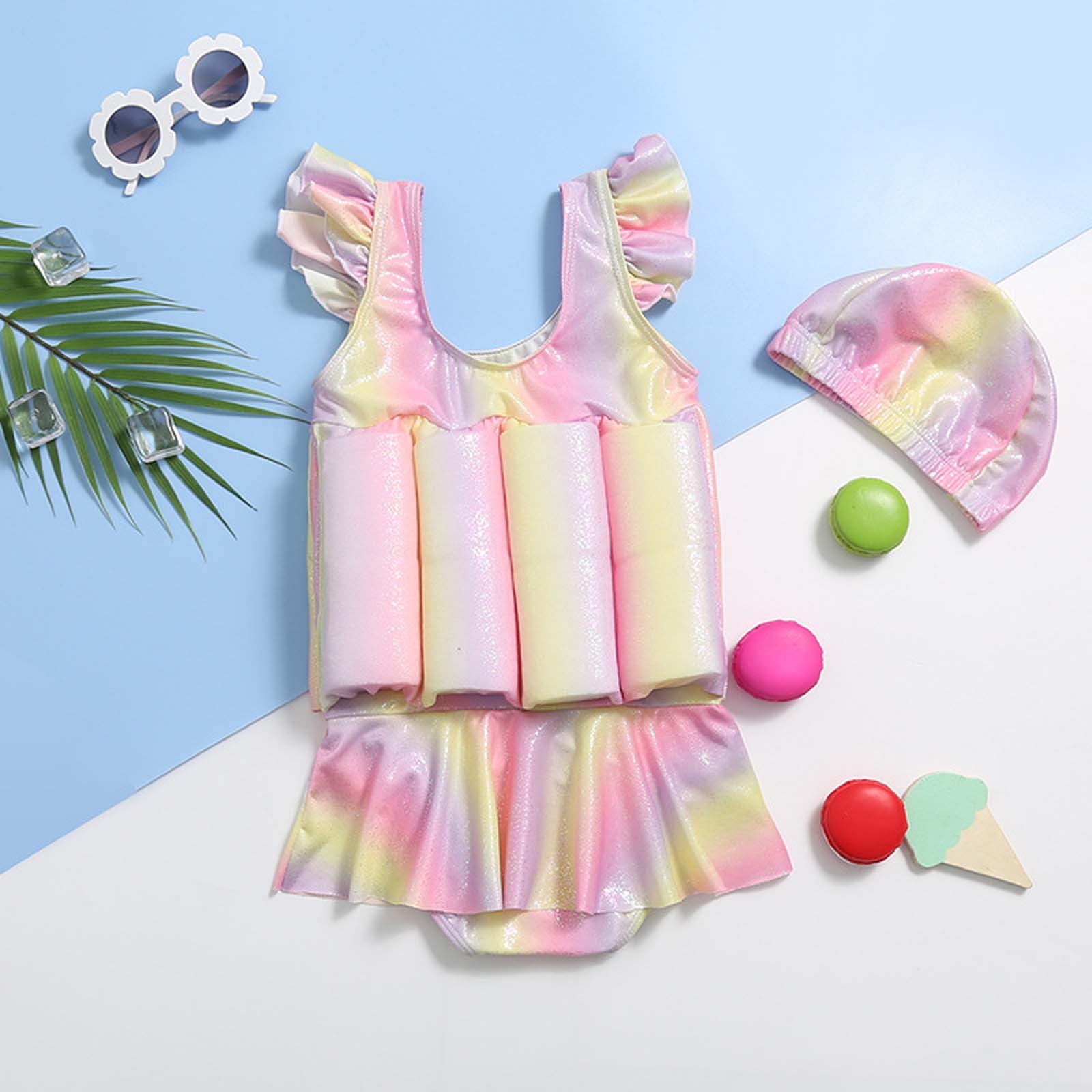 Up to 65 off!Lolmot Toddler Float Swimsuit Sleeveless Jumpsuit Swimwear ...