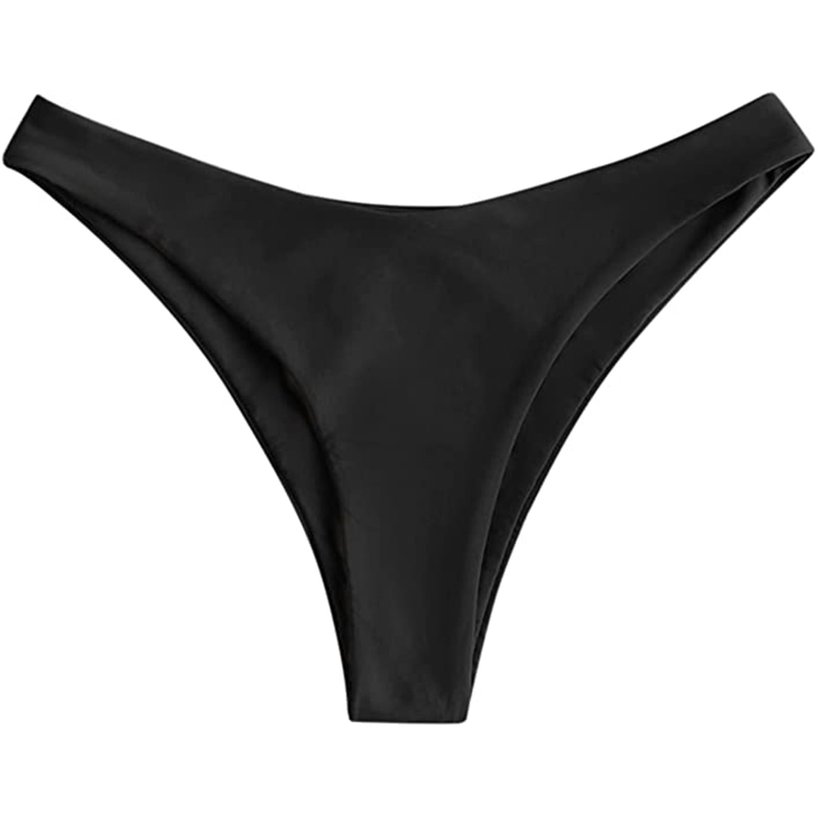 Lolmot Women's Cheeky Brazilian Swimwear Bottom Beach Panty Thong ...