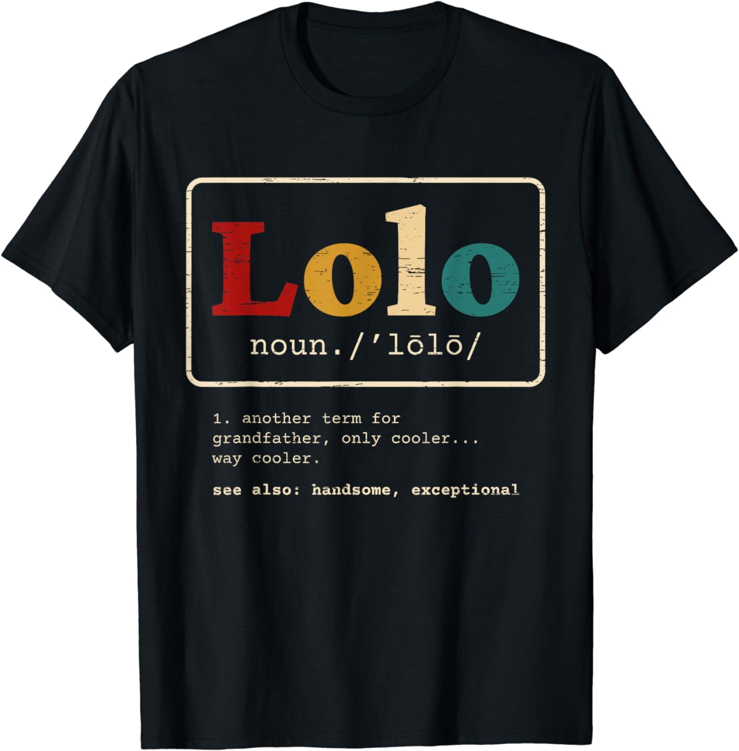 Lolo Definition Filipino Grandpa for a Pinoy T-Shirt - Walmart.com