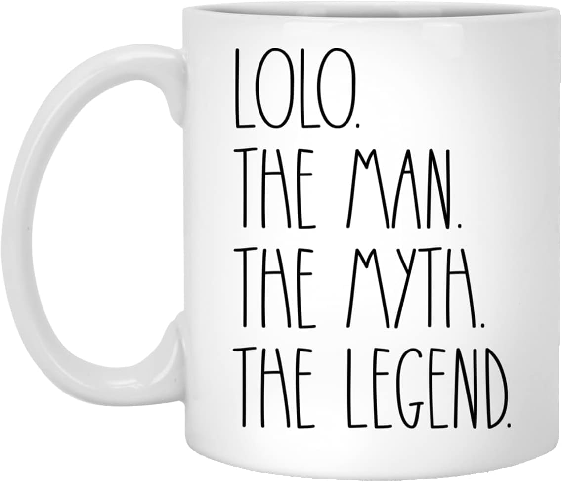 Lolo The Man The Myth The Legend Coffee Mug - Lolo Mug Gifts Christmas ...