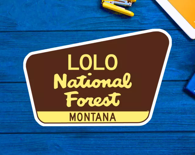 Lolo National Forest Decal Sticker Montana Park Sticker Phone Decal ...