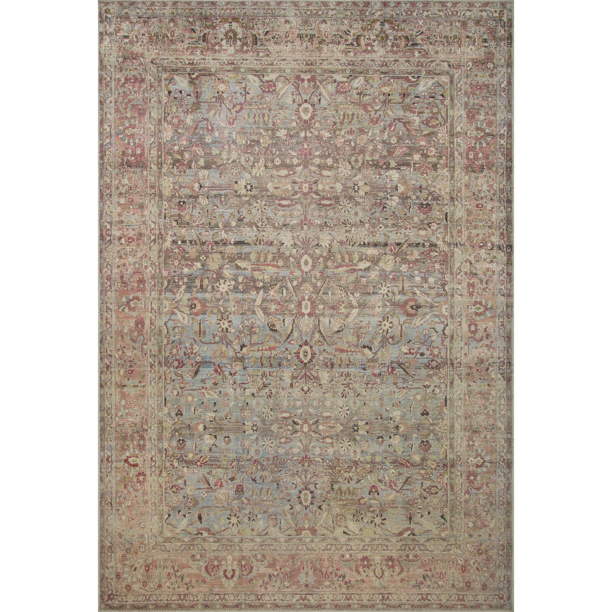 ADR-06 Ocean, Clay 7-6" x 9-6" Size Rug - Walmart.com