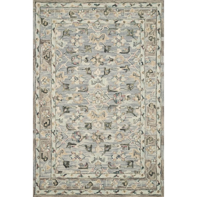 Loloi II Beatty Oriental Light Blue / Multi Area Rug - Walmart.com