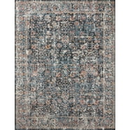 Loloi II Skye Oriental Sea / Rust Area Rug - Walmart.com