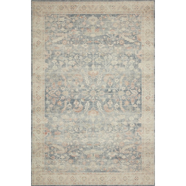 Loloi II Hathaway Printed Oriental Denim / Multi Area Rug - Walmart.com