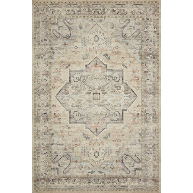 Loloi II Hathaway Printed Oriental Multi / Ivory Area Rug - Walmart.com