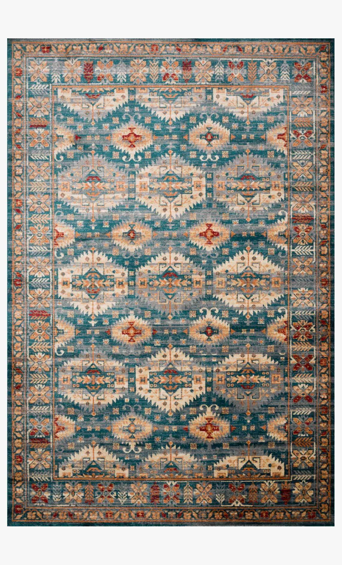 Loloi II Isadora Oriental Lagoon / Multi Area Rug - Walmart.com