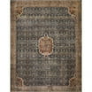 Loloi II Layla Printed Oriental Distressed Red / Navy Area Rug ...