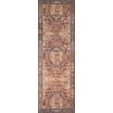 Loloi II Layla Printed Oriental Distressed Red / Navy Area Rug ...