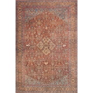 Loloi II Loren Collection LQ-14 Brick / Multi Oriental Area Rug 8'-4" x ...