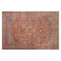 Loloi II Loren Collection LQ-14 Brick / Multi Oriental Area Rug 8'-4" x ...
