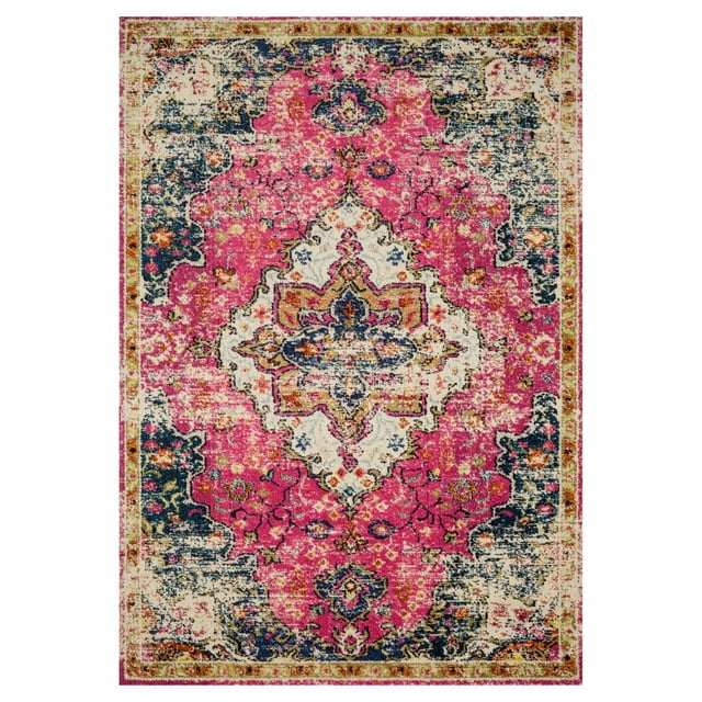 Loloi II Nadia Abstract Pink / Midnight Area Rug - Walmart.com