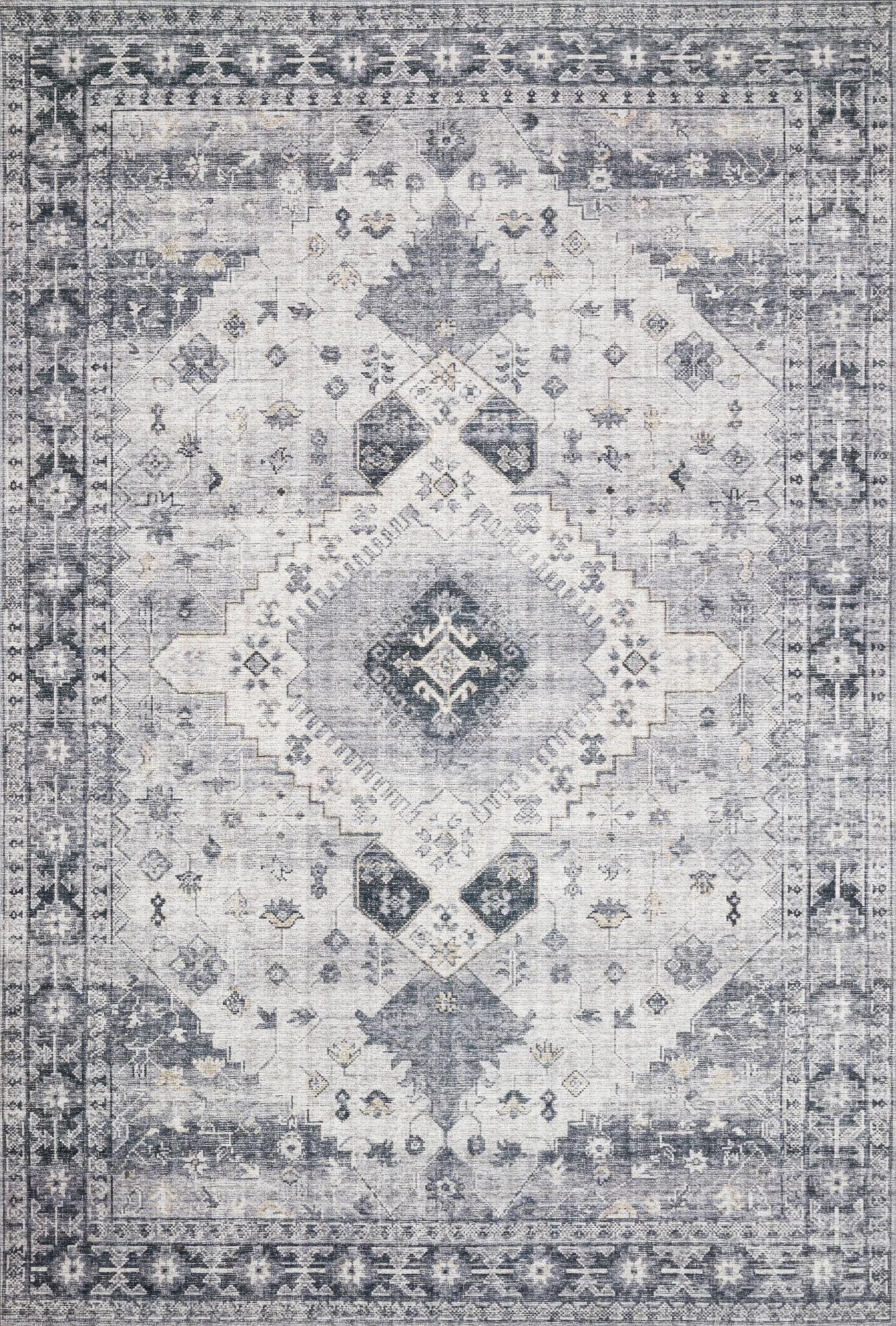 Loloi II Skye Oriental Silver / Grey Area Rug - Walmart.com