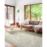 Loloi II Skye Collection Area Rug, Sage Oriental Design, Polyester, 7'6 ...