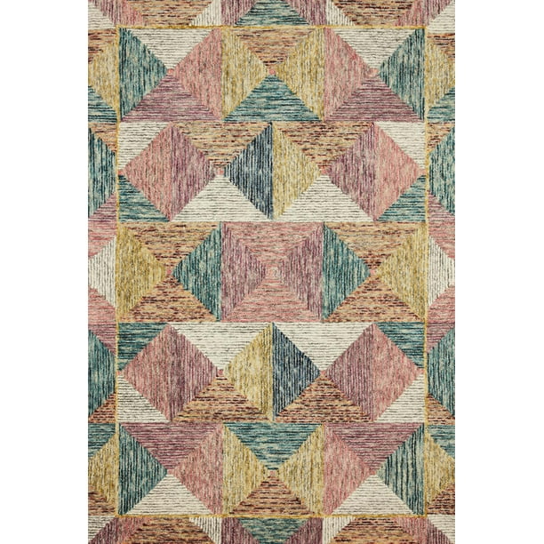 Loloi II Spectrum Geometric Silver / Fiesta Area Rug - Walmart.com