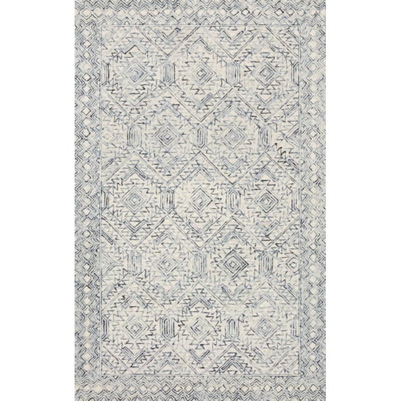Free Shipping! Loloi II Ziva Contemporary Linear Wool Area Rug, Neutral ...