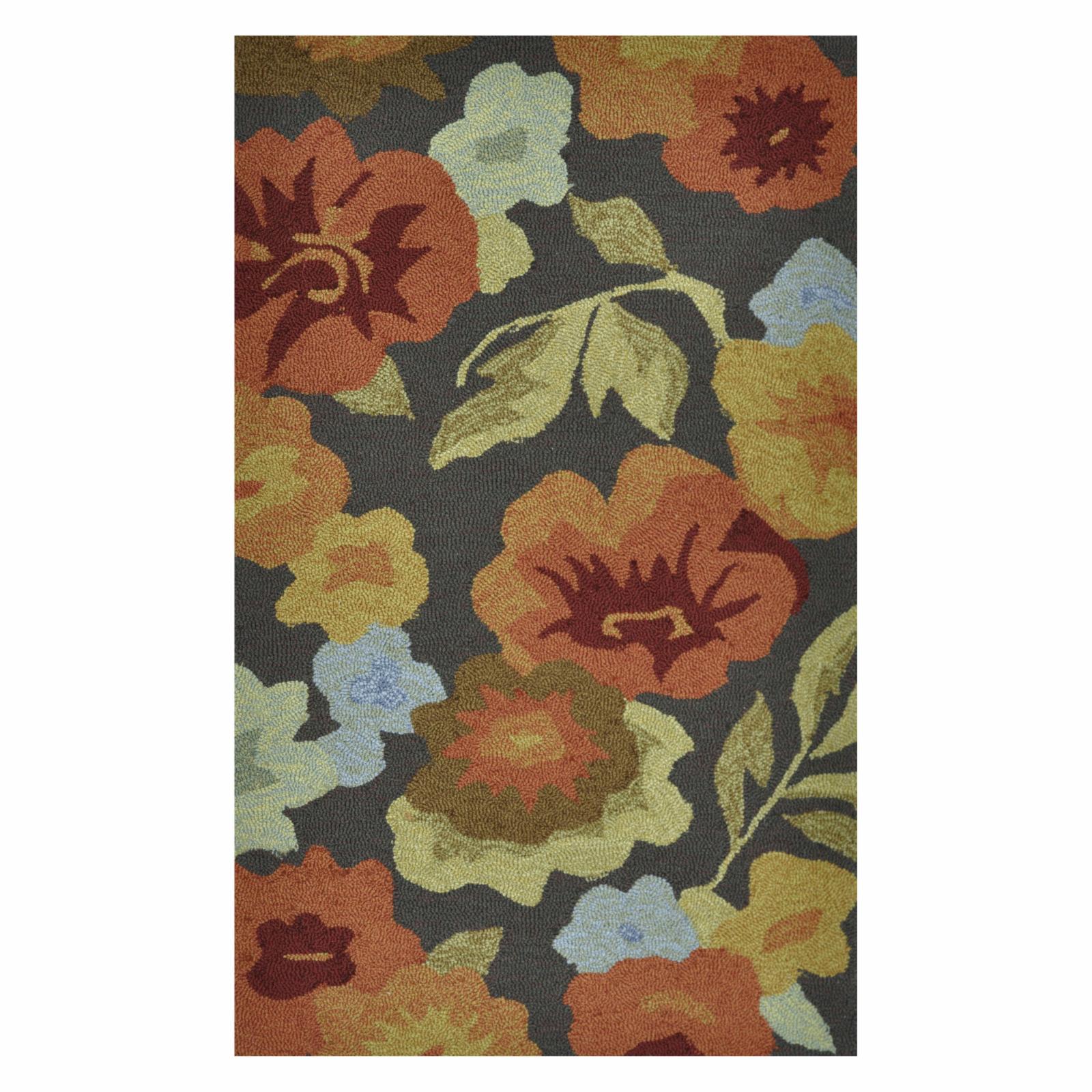 Loloi Summerton Area Rug - Dark Brown / Floral - Walmart.com