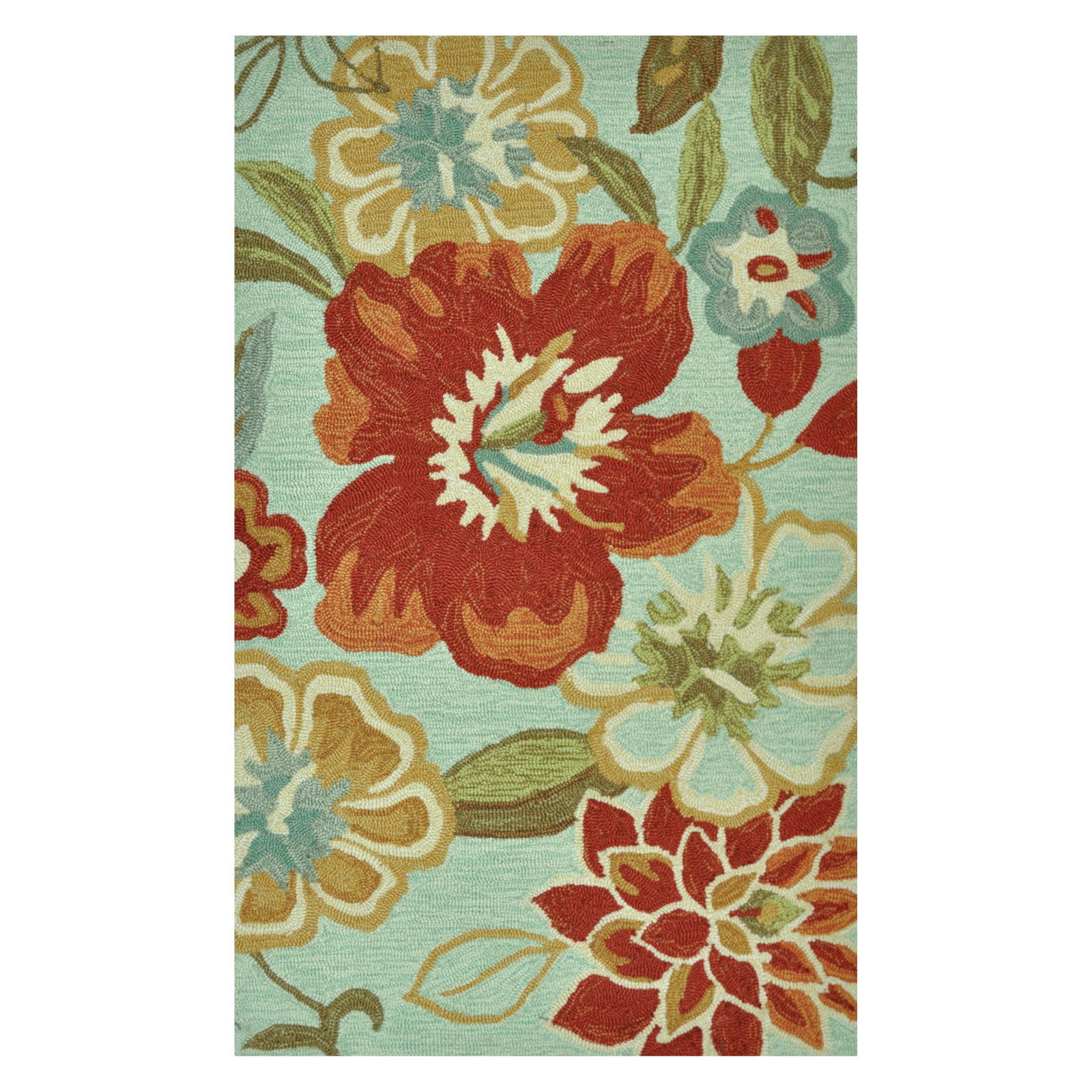Loloi Summerton Area Rug - Mist / Red - Walmart.com